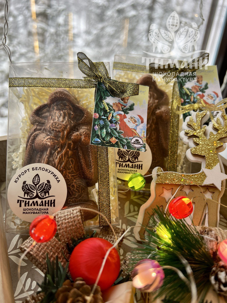 Сувенир “Дед мороз” темный шоколад 60% какао, 95 гр - Шоколадная ...